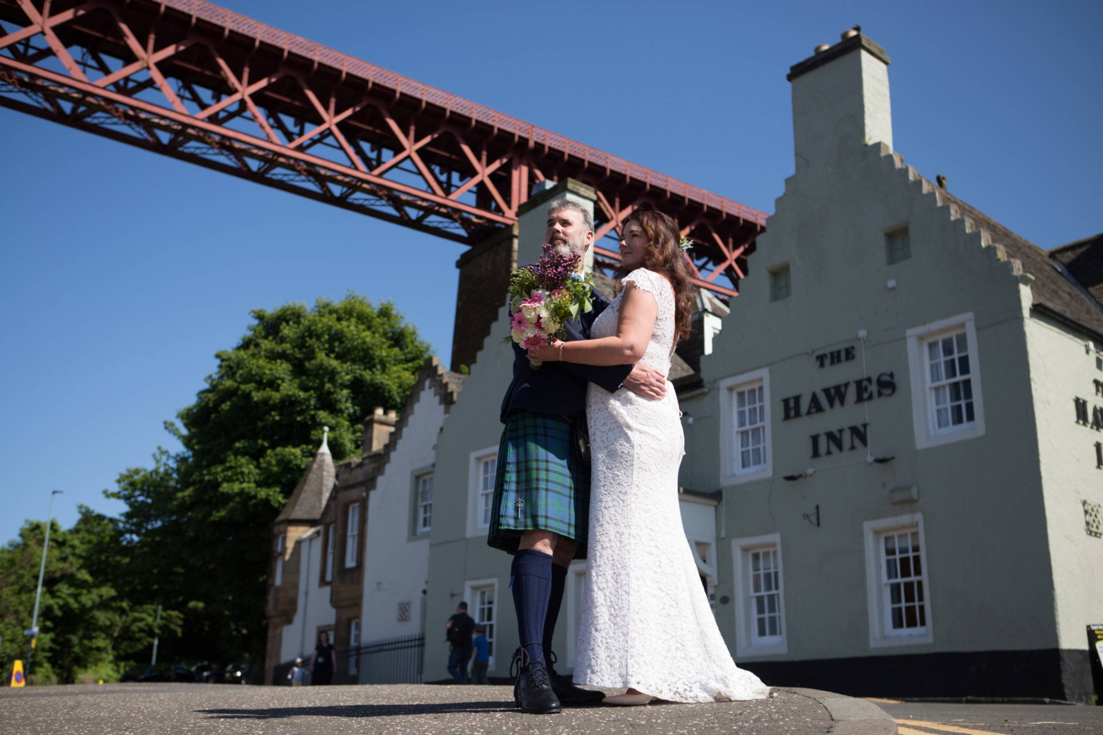 Unforgettable Wedding at The Hawes Inn, South Queensferry. Edinburgh ...
